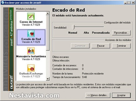 Descargar Avast! 4.8.1335 Home Edition Español - Nestavista